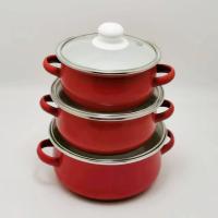 China Plastic Knob Set De 3 Ollas Tapa Crystal Porcelanadizado Hot Spot for sale