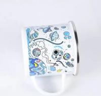 China 150g Handmade Classic Guaranteed Iron 12oz Vintage Enamel Mug Featuring Colorful Printing Suitable for Drink for sale