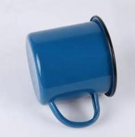 China 150g Enamel Mug Sublimation 12oz Cups Straight Tumbler Blanks Wine Water Bottle for sale