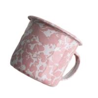 China Various Color Speckled Enamel Coating Camping Mug Stylish Practical for Outdoors for sale