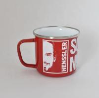 China 350ml Capacity Outdoor Camping Enamel Coffee Mugs Featuring Custom Design and 80000pieces Year Production for sale