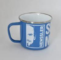 China 350ml Capacity Outdoor Camping Enamel Coffee Mugs Featuring Custom Design and 80000pieces Year Production for sale