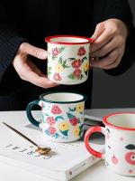 China 350ml Capacity Outdoor Camping Enamel Coffee Mugs Featuring Custom Design and 80000pieces Year Production for sale