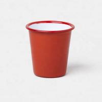 China Customized Color Enamel Mug Double Coating 12oz 17oz Custom Logo Printing Camping Coffee Tea Mug Cups Collection for sale
