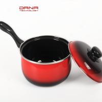 China Carbon Steel Enameled Mussel Pan With Lid Enamel Mussel Pot 18cm 20cm 22cm 24cm for sale
