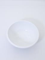 China Pastel Blue Floral Frog Cartoon Printed Enamel Bowl White Rolled Rim Enamel Serving Bowl For Daily Meal Fruit Salad Storage for sale