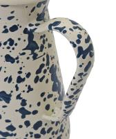 China Modern Style Splatter V Shaped Enamel Pitcher Carbon Steel Enamel Kettle Enamel Tableware for sale
