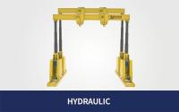 China RMG Type Hydraulic Gantries Ground Travel Rail Mounted Container Gantry Crane With Spreader for sale