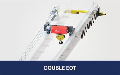 China 2 3 5 8 10 16 20 25 100 Ton Double Girder Beam EOT Overhead Bridge Crane for sale