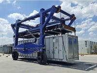 China Port Straddle Carrier Truck Gantry Crane RTG 40 Ton Container Crane for sale