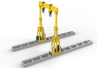 China 32t Overhead Cranes EOT Traveling Crane Bridge Crane For Construction Works for sale