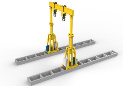 China 32t Overhead Cranes EOT Traveling Crane Bridge Crane For Construction Works for sale