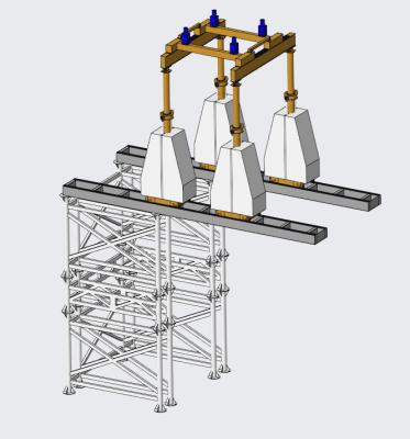 China Rail Mounted Hydraulic Gantries Industrial Gantry Crane For Warehouse for sale