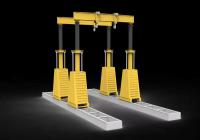 China Portable Workshop Gantry Crane 1 2 3 5 10 Ton Light Duty for sale