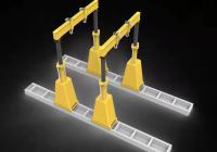 China Rail Mounted Electric Travelling Gantry Crane For Food And Beverage Factory for sale
