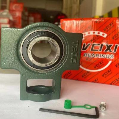 China GCr15 Chrome Self Aligning Pillow Block Bearing UCT 205 Bearing for sale
