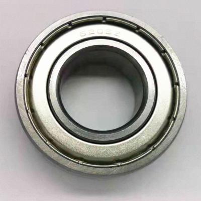 China Chrome Steel Deep Groove Ball Thrust Bearing 25x52x15 Bearing 6205ZZ 2RS for sale