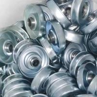 China Stampeded Flanged Conveyor Roller Bearings 6202zz 10mm-47mm for sale