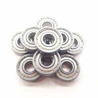 China Iron Sealed Single Row Deep Groove Ball Bearing 608ZZ 8x22x7mm for sale