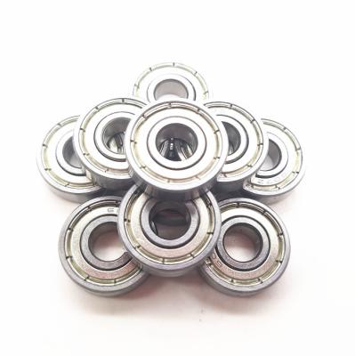 China Iron Sealed Single Row Deep Groove Ball Bearing 608ZZ 8x22x7mm for sale