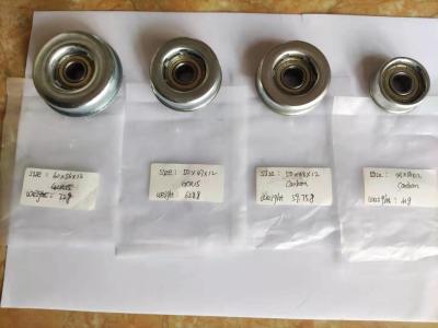 China 12mm ID Galvanized Stamped Bearing Flanged Roller bearings 6001 6201 For Conveyor for sale