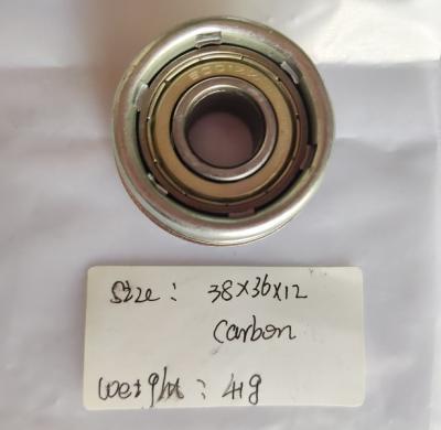 China 6001zz Miniature Stamping Flanged Deep Groove Ball Bearing 38x36x12 for sale