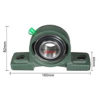 China UCP201-8 UCP205 UCP206 pillow block mounted bearing 1/2'' Bore Solid Cast Iron Base for sale