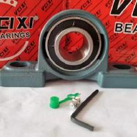 China Cast Iron Chrome Steel Gcr15 Pillow Block Ball Bearing UCP206 for sale