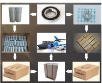China OEM 5mm Gcr15 Stainless Steel Flanged Bearings For Wheelbarrow for sale