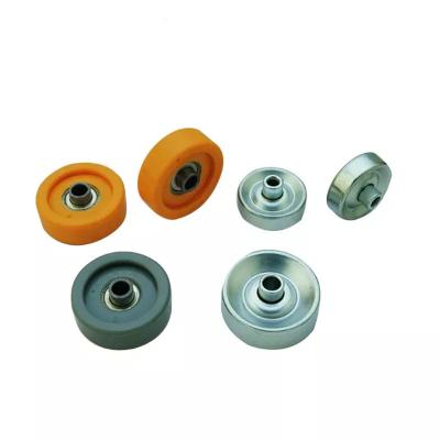 China 15x32x9 6002zz Ominball Plastic Stamped Flange Bearing For Conveyor Roller for sale