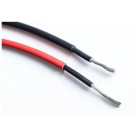 China TUV 1500V Solar DC Cable H1Z2Z2-K 1X4mm2 Tinned Copper XLPO Insulated PV Wire for sale