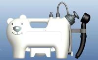 China Compact Cleaning pet bathing sprayer Lightweight portable pet washing station for sale