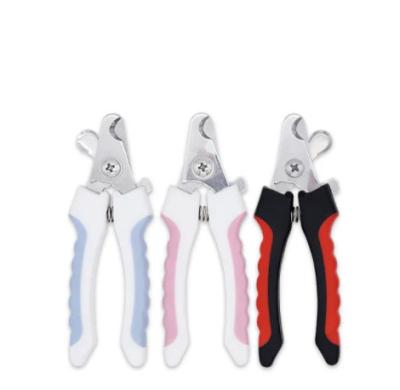 China Stainless Steel Pet Grooming Scissors Dogs Cats Nail Cutter Clippers for sale