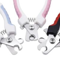China Stainless Steel Pet Grooming Scissors Dogs Cats Nail Cutter Clippers for sale