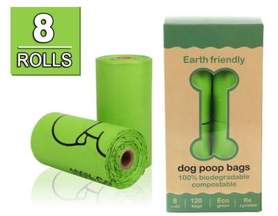 China Customized Dog Poop Bag Eco Friendly Biodegradable Compostable Pet Garbage Bag for sale
