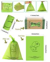 China Customized Dog Poop Bag Eco Friendly Biodegradable Compostable Pet Garbage Bag for sale