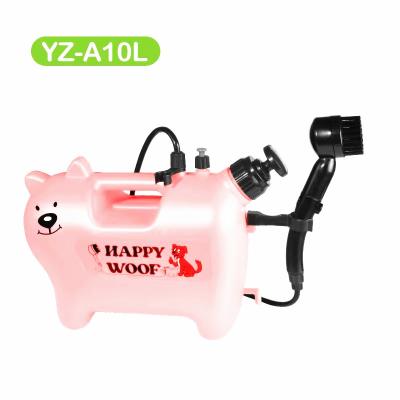 China Silent Action Portable Dog Shampooer 10L Handheld Dog Washer for sale