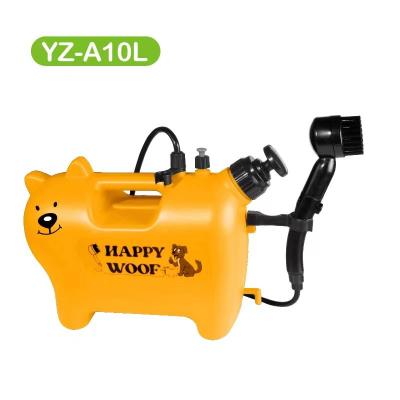 China 10L Portable Pet Washer Silent Action Handheld Dog Washer for sale
