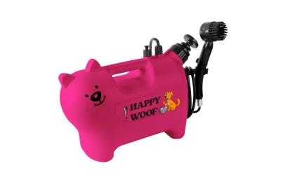 China 10L Pet Bathing Portable Dog Washer Customised Dog Shower Sprayer for sale