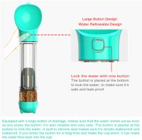 China 500ML Portable Dog Water Bottle Dispenser Puppy Portable Dog Drinker for sale