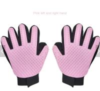 China Pet Dog Hair Remover Washing Hair Remover Brush Fur Mitts Gentle for sale