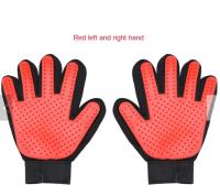 China 60g Cat Hair Remover Mitt Enhance Pet Grooming Glove With Tips for sale