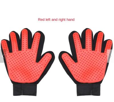 China 60g Cat Hair Remover Mitt Enhance Pet Grooming Glove With Tips for sale