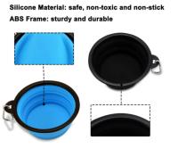 China Costom Slow Feeder Dog Bowl Tpe Rubber Dog Bowl Travel Drink Feeder for sale