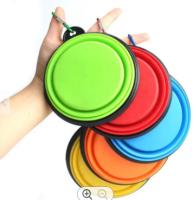 China Dog Slow Feeder Dog Bowl Water Travel Portable Dog Bowl 350ml 1000ml for sale