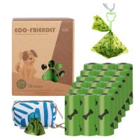 China ECO Friendly Biodegradable Litter Bags Cornstarch Corn Starch Compostable Dog Bags for sale