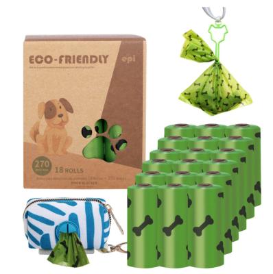 China ECO Friendly Biodegradable Litter Bags Cornstarch Corn Starch Compostable Dog Bags for sale