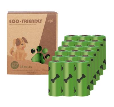 China Eco Friendly Biodegradable Garbage Bags Compostable Degradable Poo Bags for sale