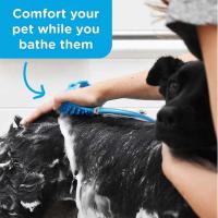 China Indoor Outdoor  Dog Shower Sprayer Scrubber Dog Grooming Set for sale