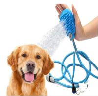 China Silicone Dog Shower Sprayer Sustainable Dog Hair Grooming Kit for sale